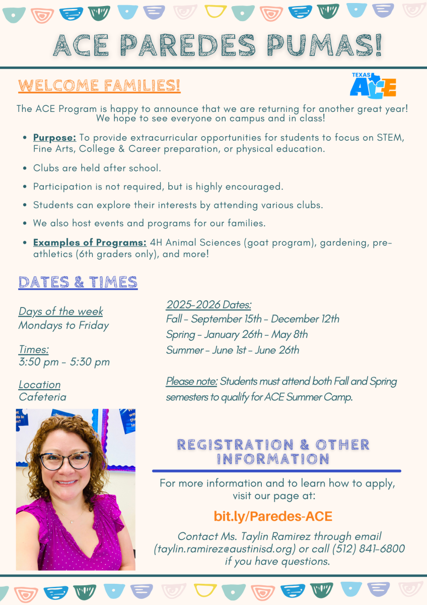 ACE After School Program | Paredes Middle School